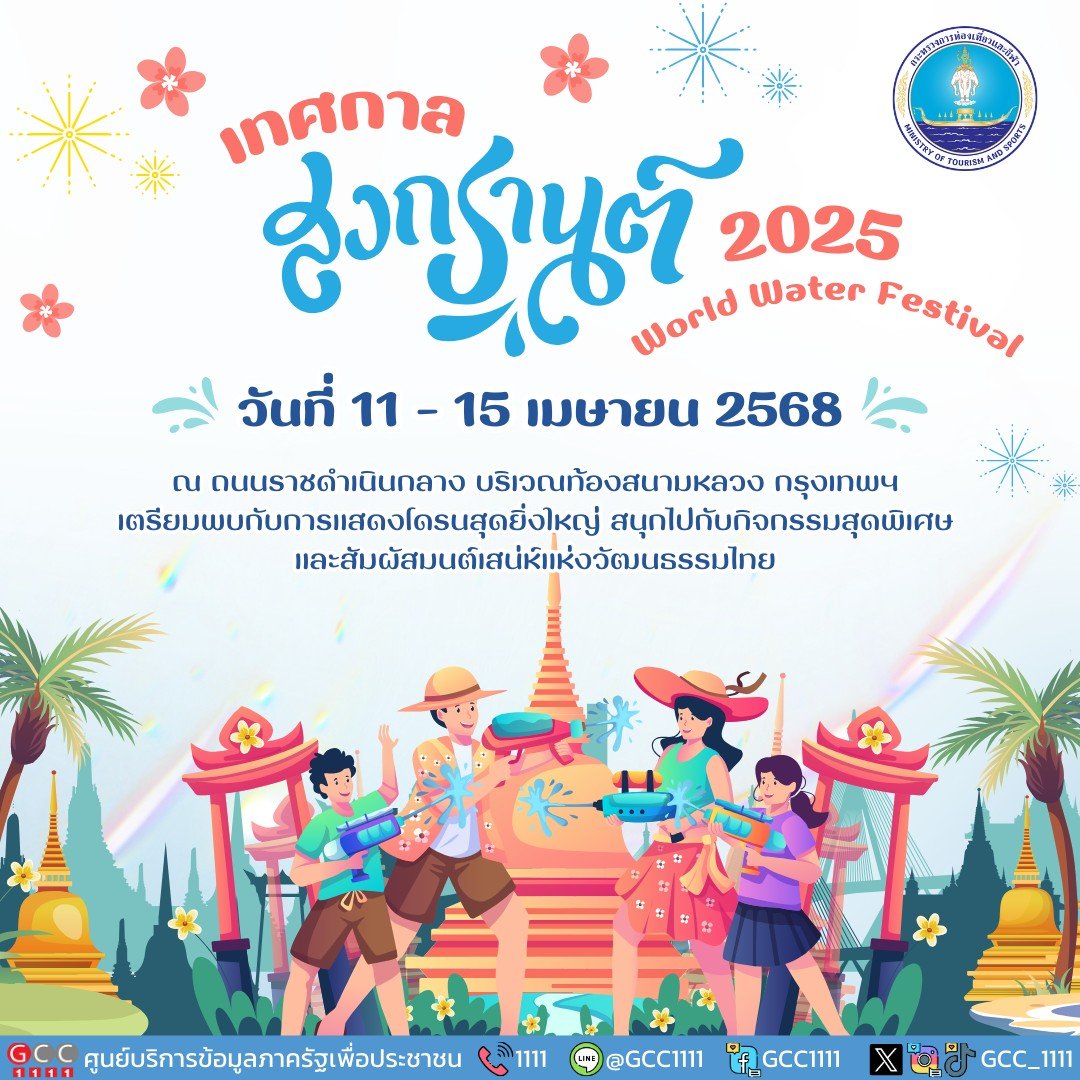 Bangkok Gears Up for Maha Songkran World Water Festival 2025 at Sanam ...